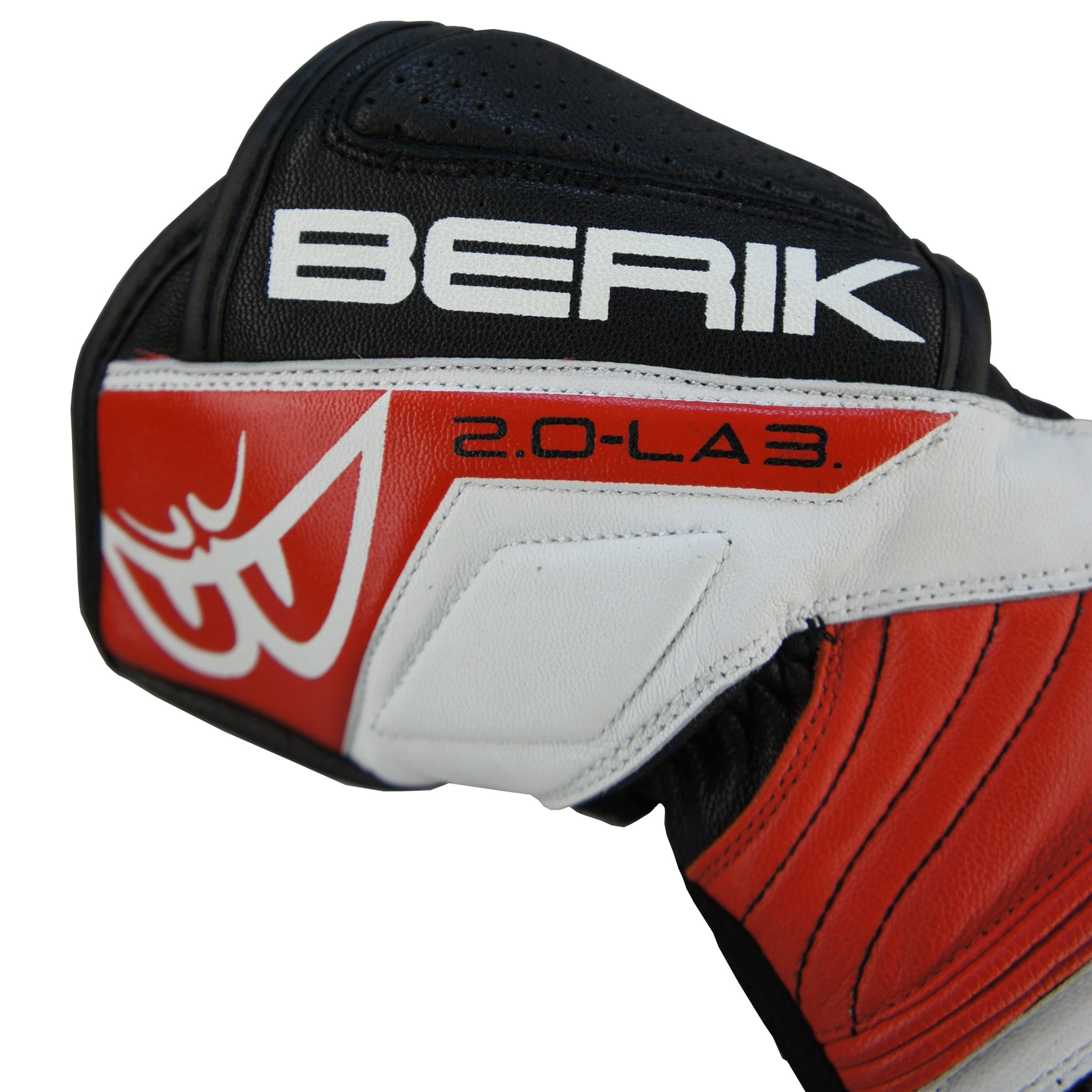 G-175102-BK RED BERIK RACINGGLOVE